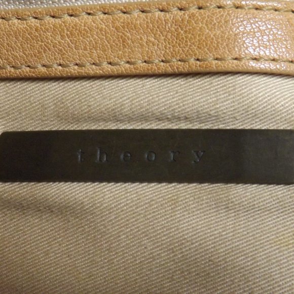 Theory | Bags | Theory Brown Leather Tote Bag | Poshmark